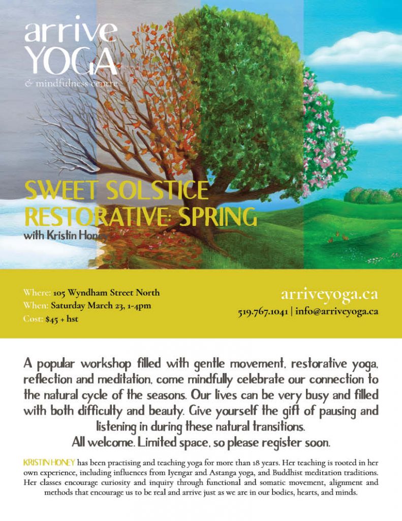 Sweet Solstice Restorative - Spring - Arrive Yoga